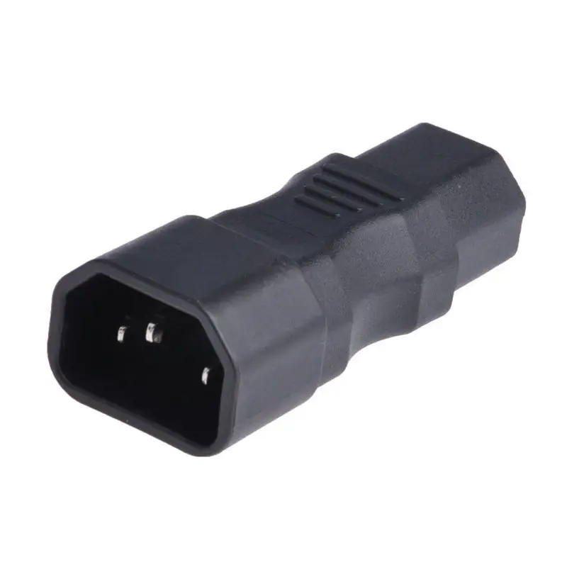IEC 320 C14 Male to C15 Female Socket Power Adapter Travel Converter|AC ...