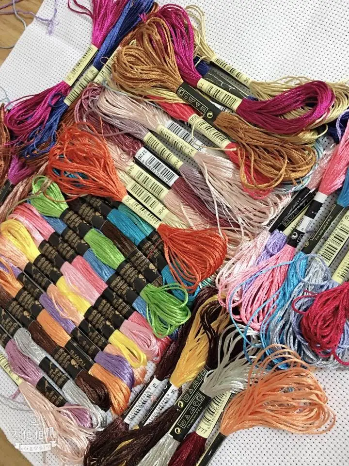 Random-colors-30-50-100-500-skeins-silk-embroidery-embroidery-thread ...