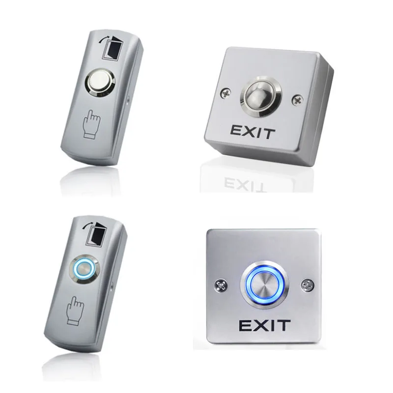 Zinc Alloy Gate Door Exit Button Exit Switch For Door Access Control ...