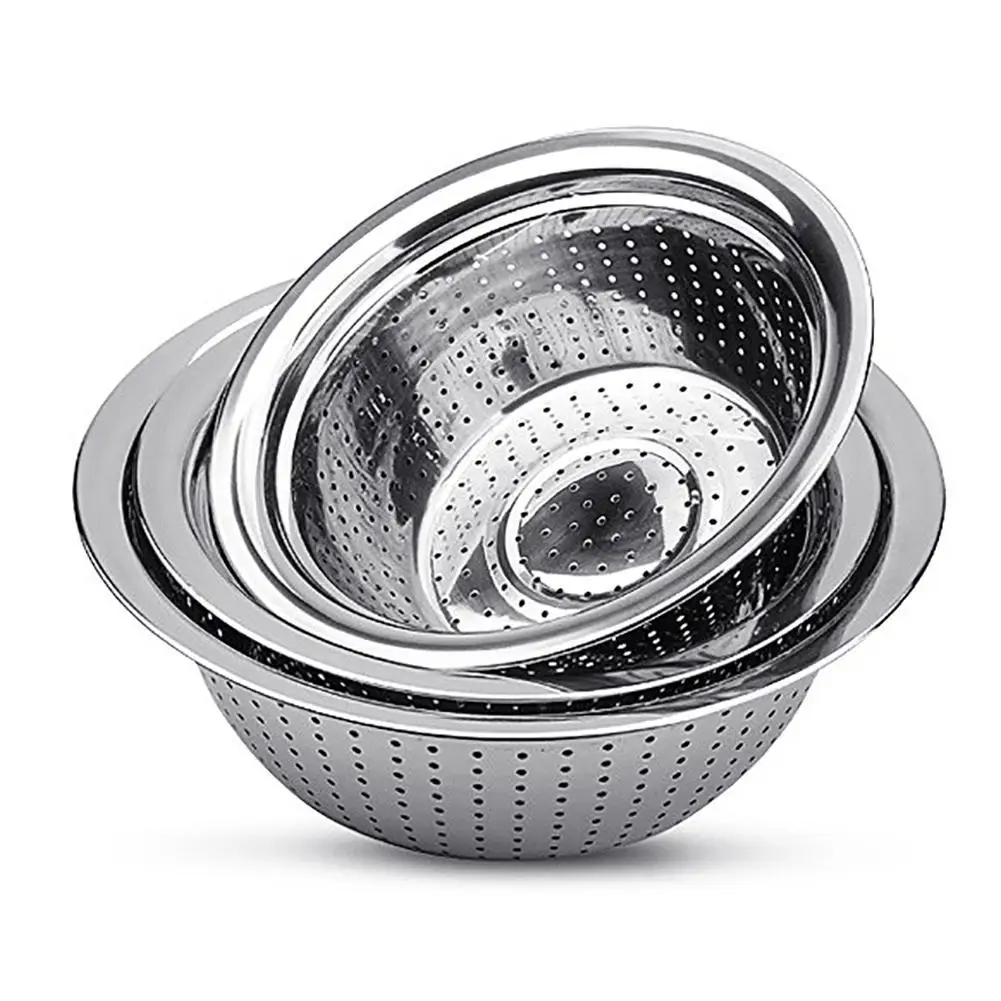 Kitchen-Bowl-Strainer-Holes-Washing-Rice-Sieve-Strainer-Fruits ...