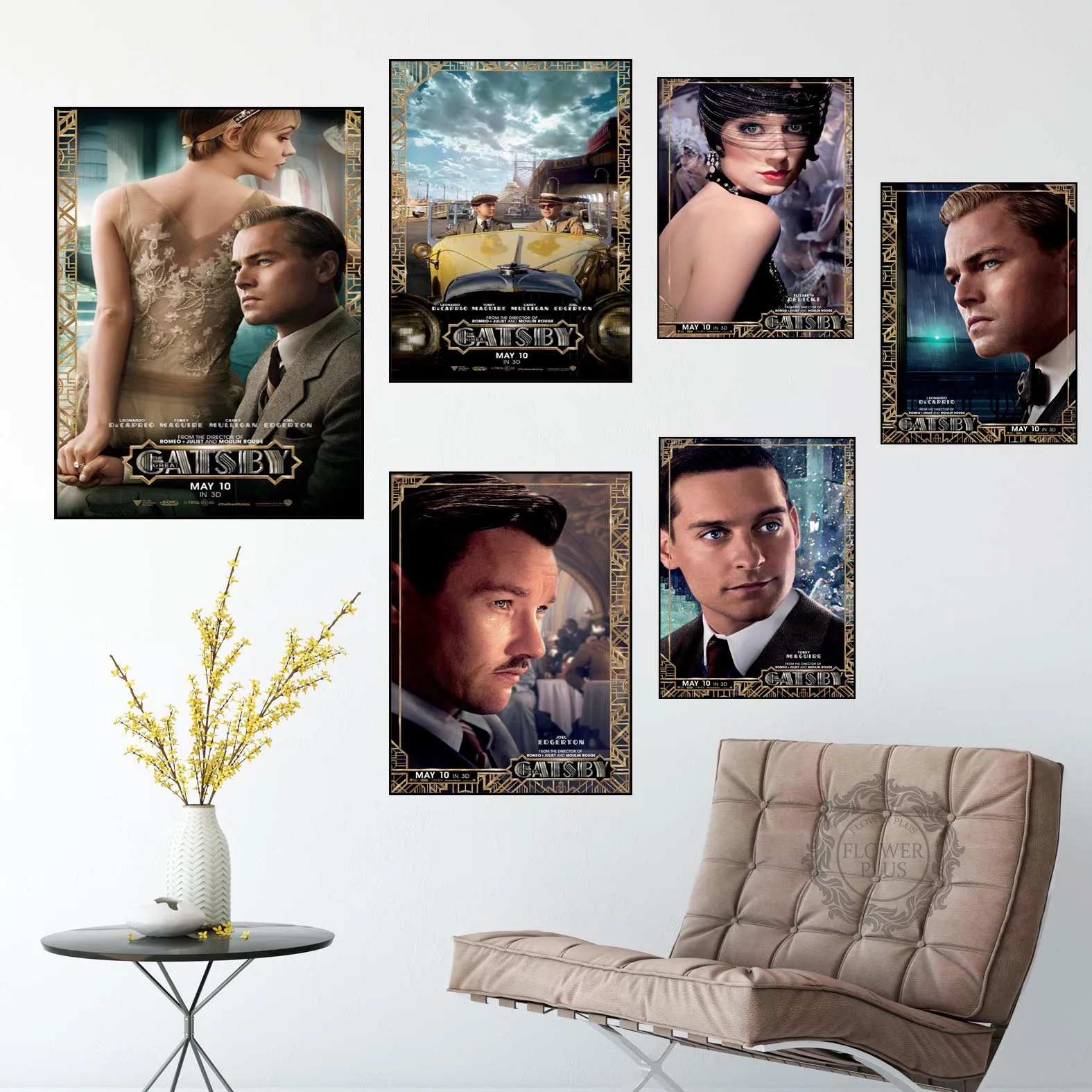 Leonardo Dicaprio Great Gatsby Collage