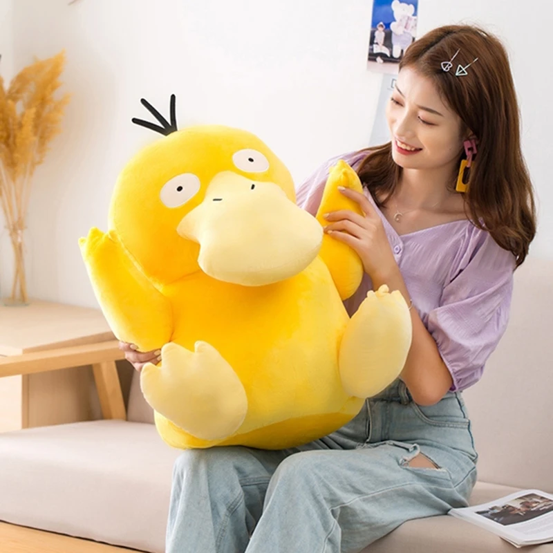 Big Size Pokemon Psyduck Plush Doll Anime Cartoon Daze Duck Pillow ...