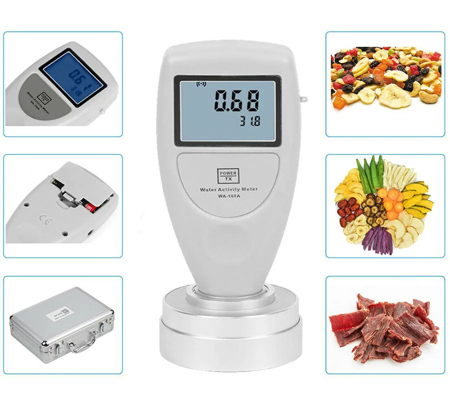 Water Activity Meter Food Water Activity Tester with Range 0 to 1.0AW ...