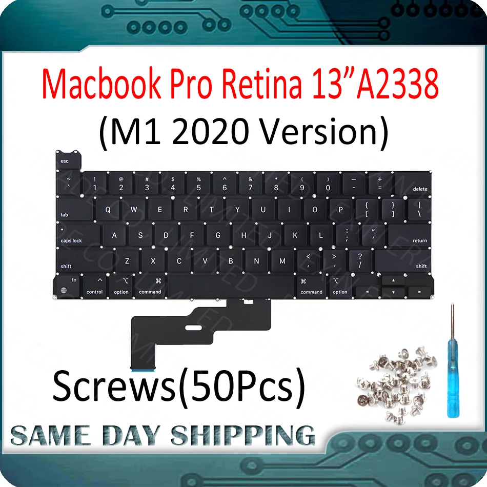 Laptop-A2338-Keyboard-UK-US-English-French-German-Spanish-Italian ...