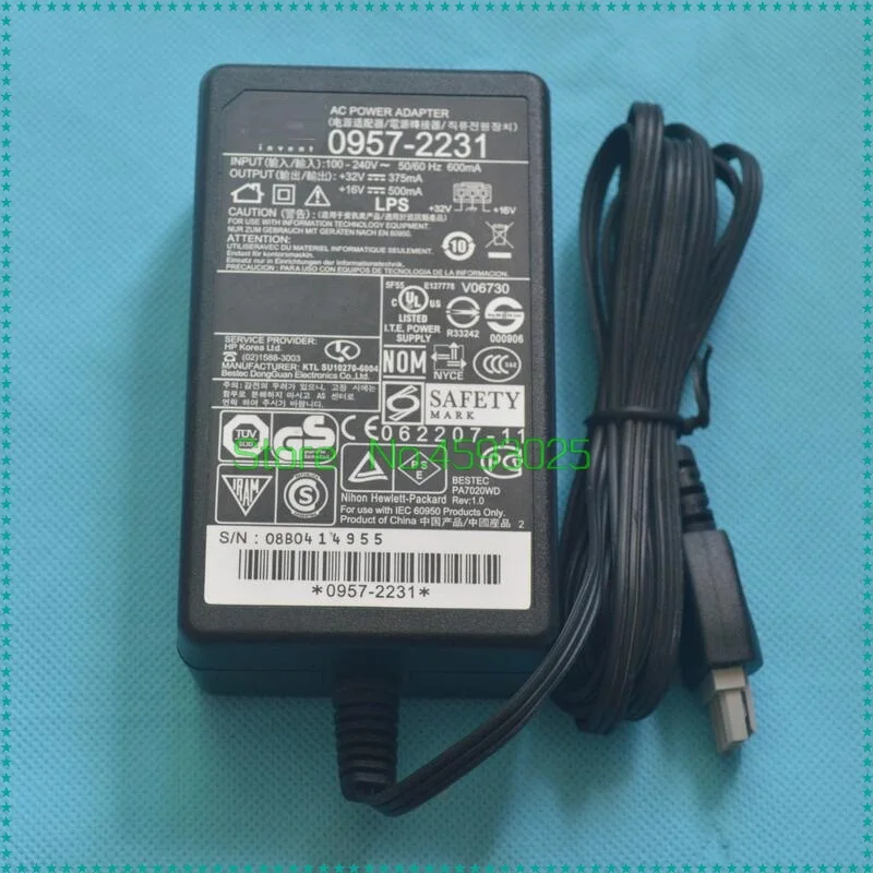 Input-100-240V-50-60hz-600mA-Output-32V-375mA-16V-500mA-0957-2231-For ...