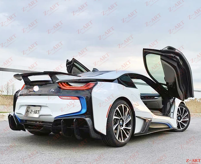 Z ART carbon fiber rear diffuser for BMW I8 carbon fiber rear lip for ...