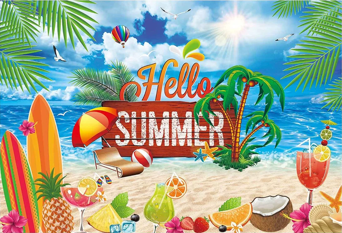 Summer Beach Party Wallpaper