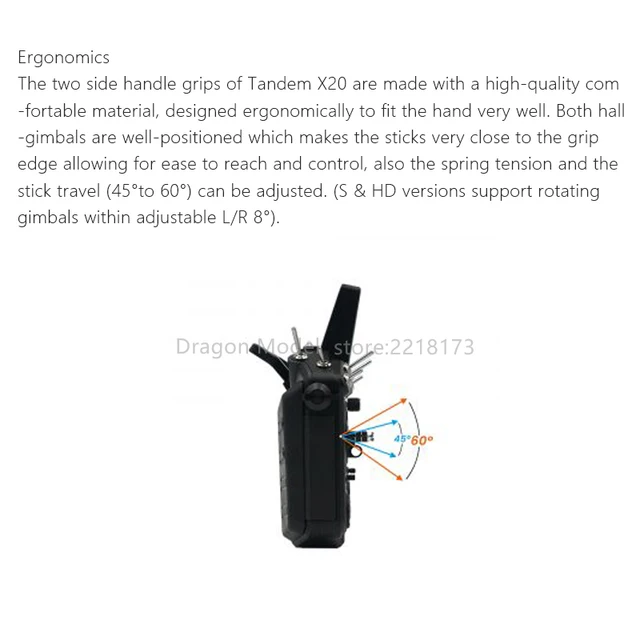 FrSky Ethos Tandem X20S Transmitter With Built-in Dual-Band, 45% OFF