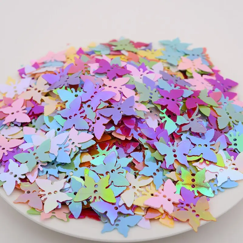 13mm-Butterfly-Sequins-PVC-golden-Paillette-Sewing-Papillon-sequins ...