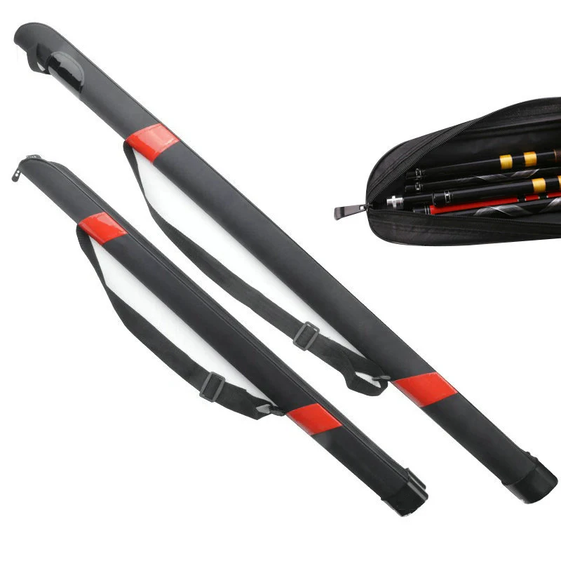 80cm/125cm/130cm Large Capacity Fishing Rod Bag PVC Pipe Fishing Rod ...