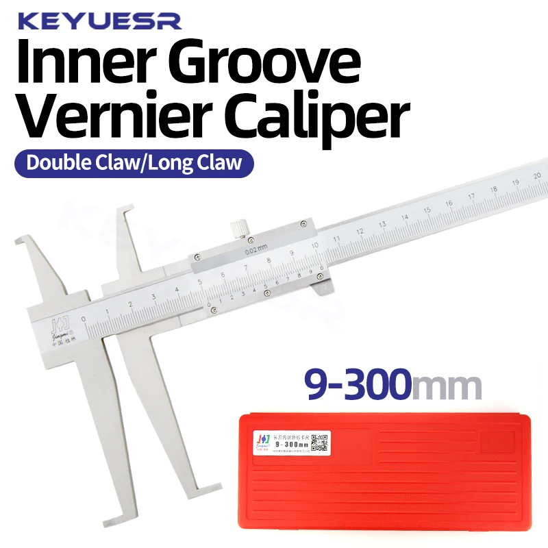 Pinças Vernier de aço inoxidável Inside Groove, pinças internas para ...