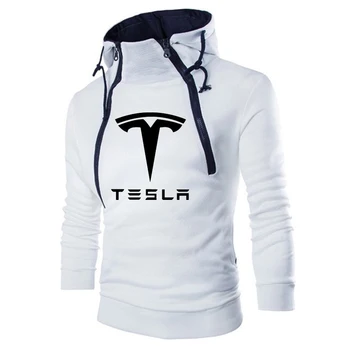 Tesla Men Cotton Hoodie Streetwear - Tesla League