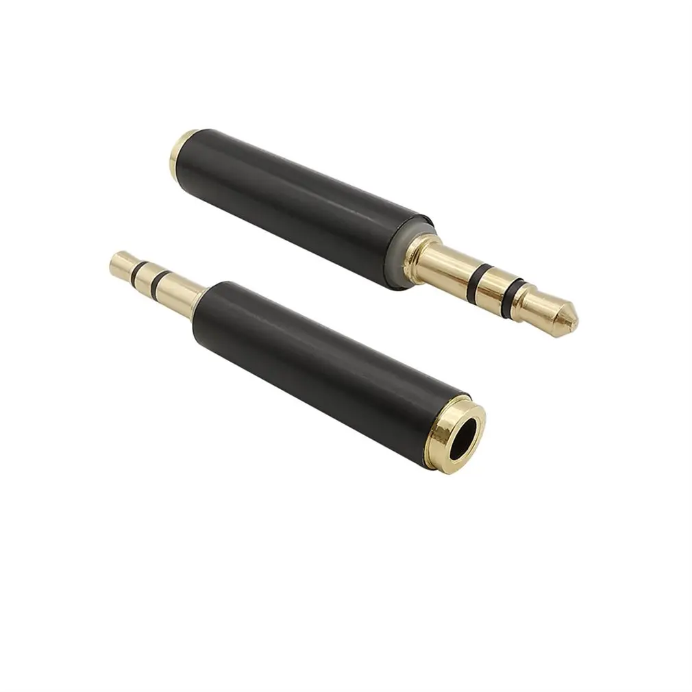 Gold Plated 3.5mm TRS Male to 3.5mm TRRS Female Stereo Audio Connector 3.5 mm 3 Pole Plug to 4 ...