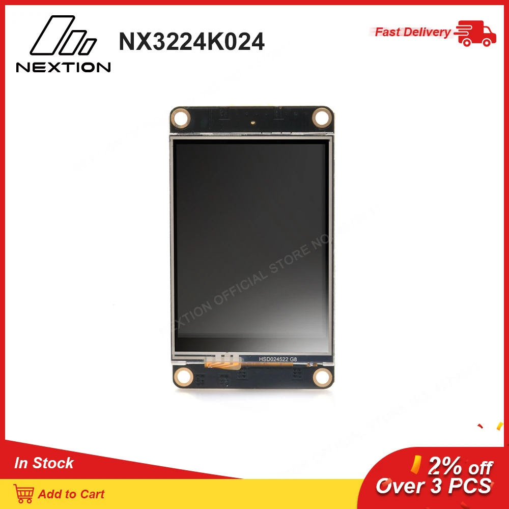 Nextion Enhanced Nx3224k024 - 2.4'' Hmi Intelligent Touch Display Usart Tft Lcd Module With ...