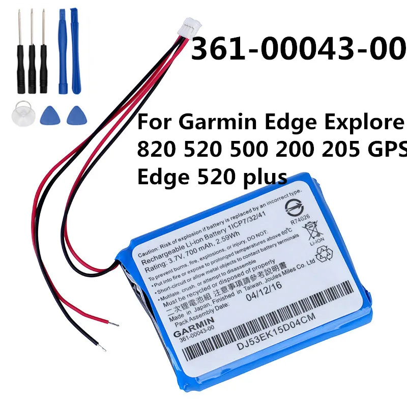 Original-361-00043-00-Battery-For-Garmin-Edge-Explore-820-Edge-520-500 ...