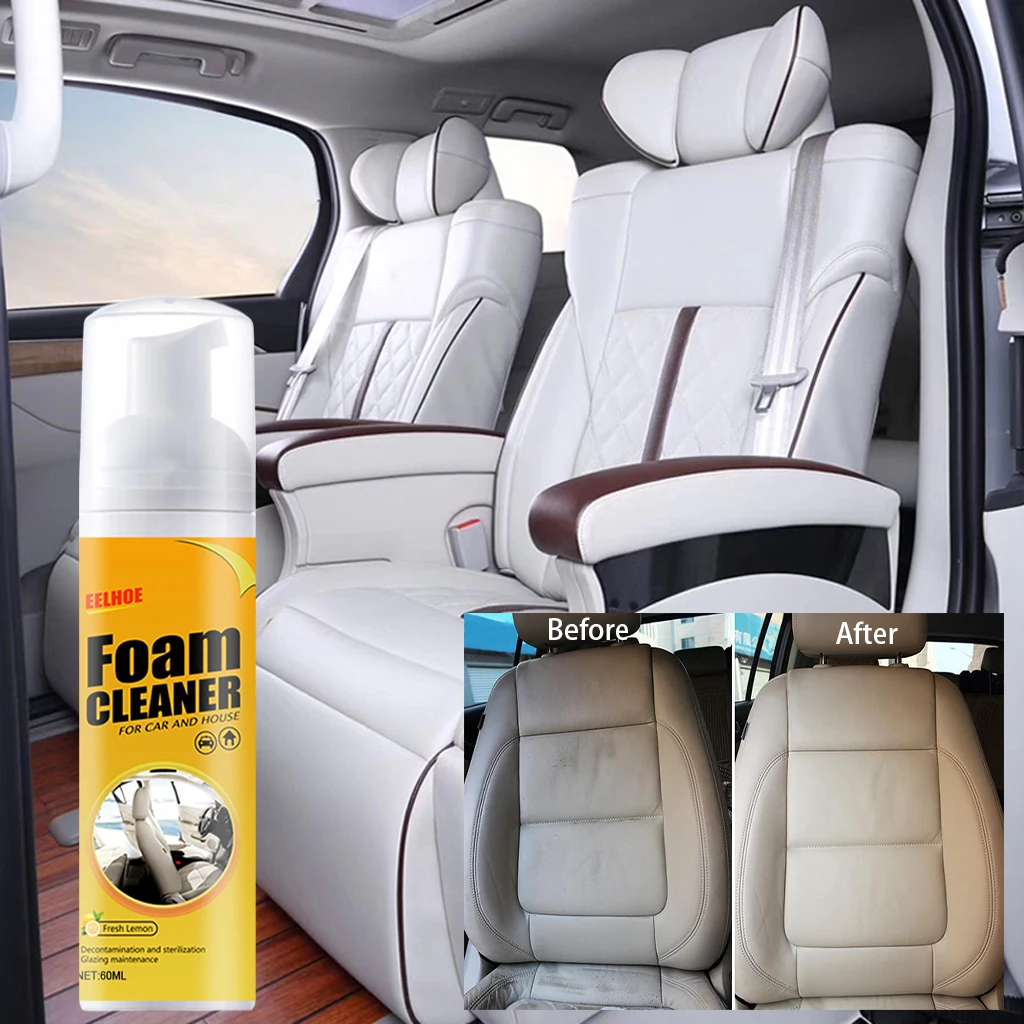 100/200ml Multi-purpose Foam Cleaner Spray Cleaning Tool Car Automoive Car Interiors Home ...