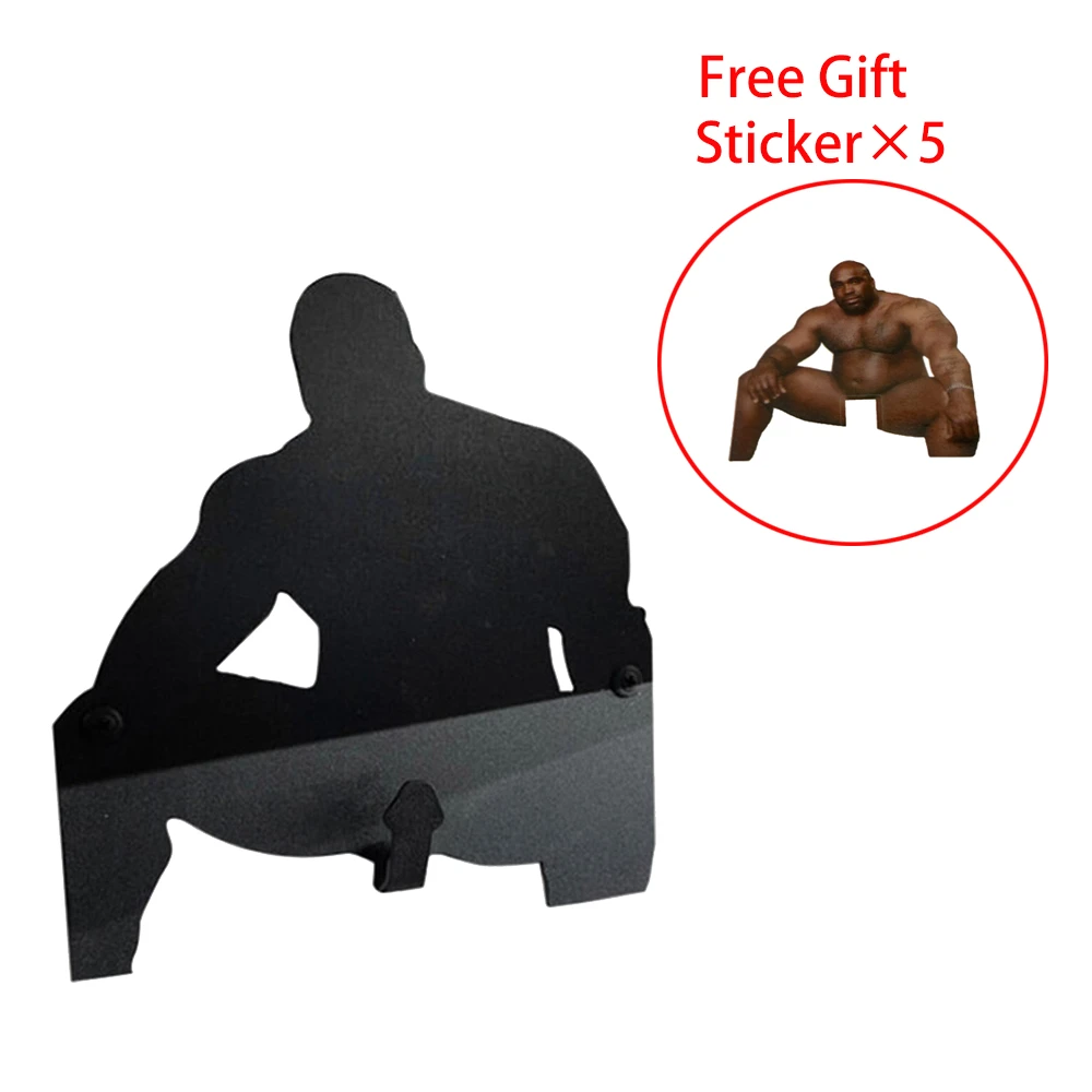 Metal Barry Wood Key Holder Hook Adult Funny Creative Wall Hanging ...