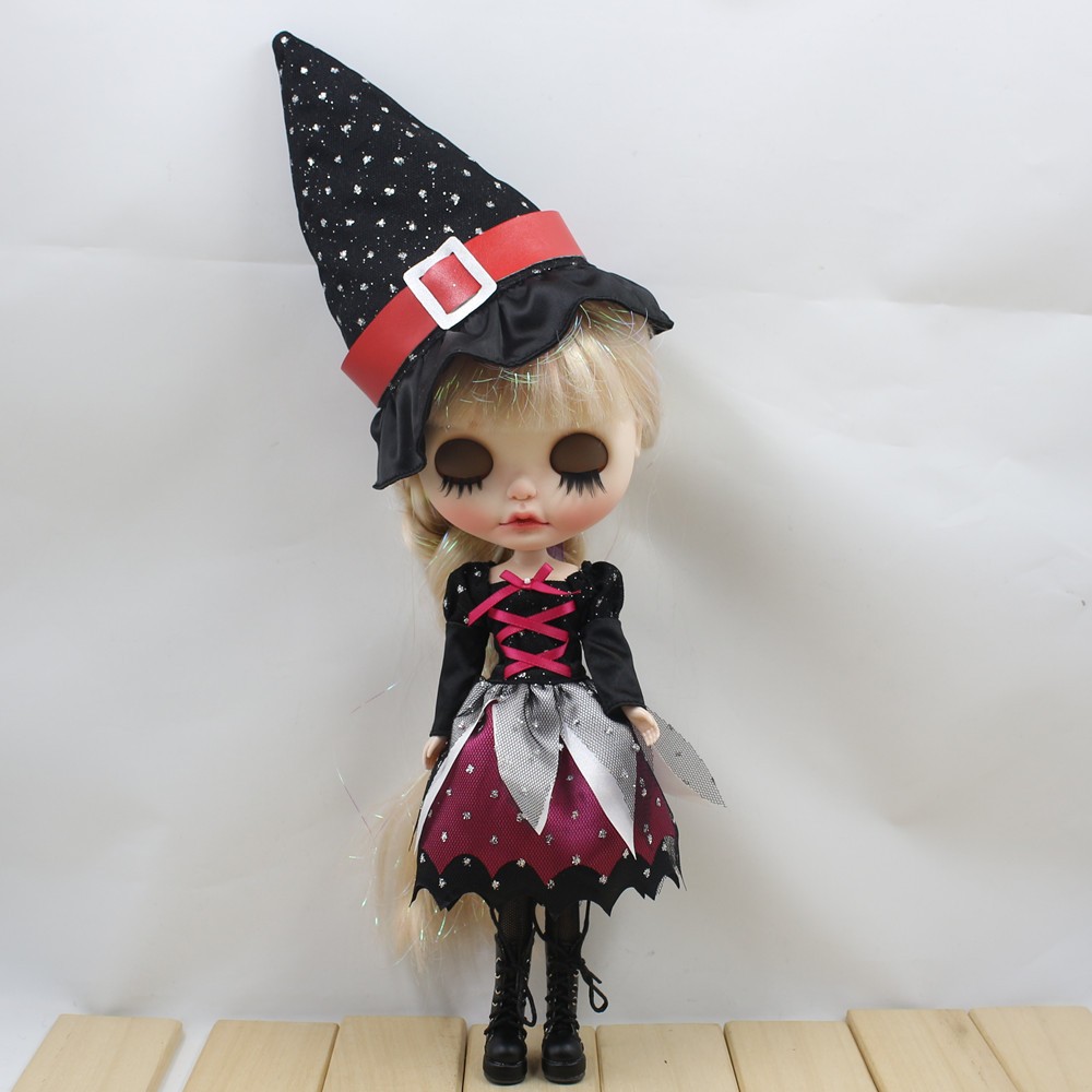 Neo Blythe Doll Halloween Cosplay Dress With Vampire Hat | This Is ...