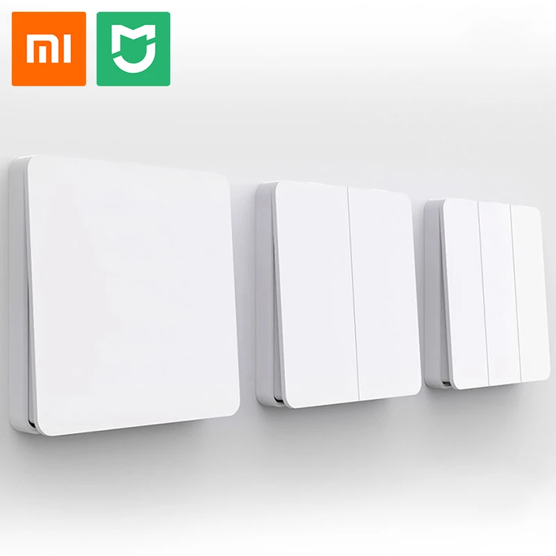 Xiaomi Mijia Wall Switch Three Options Dual Control Self Rebound Design ...