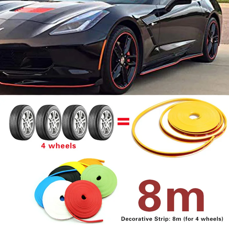 Drop-shipping-8M-Roll-Car-Vehicle-Color-Wheel-Rims-Protectors-Decor ...