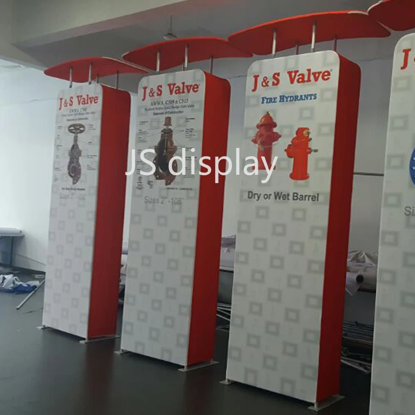 Portable Trade Show Tower Cubic Column Pop Up Display Booth With Tv ...