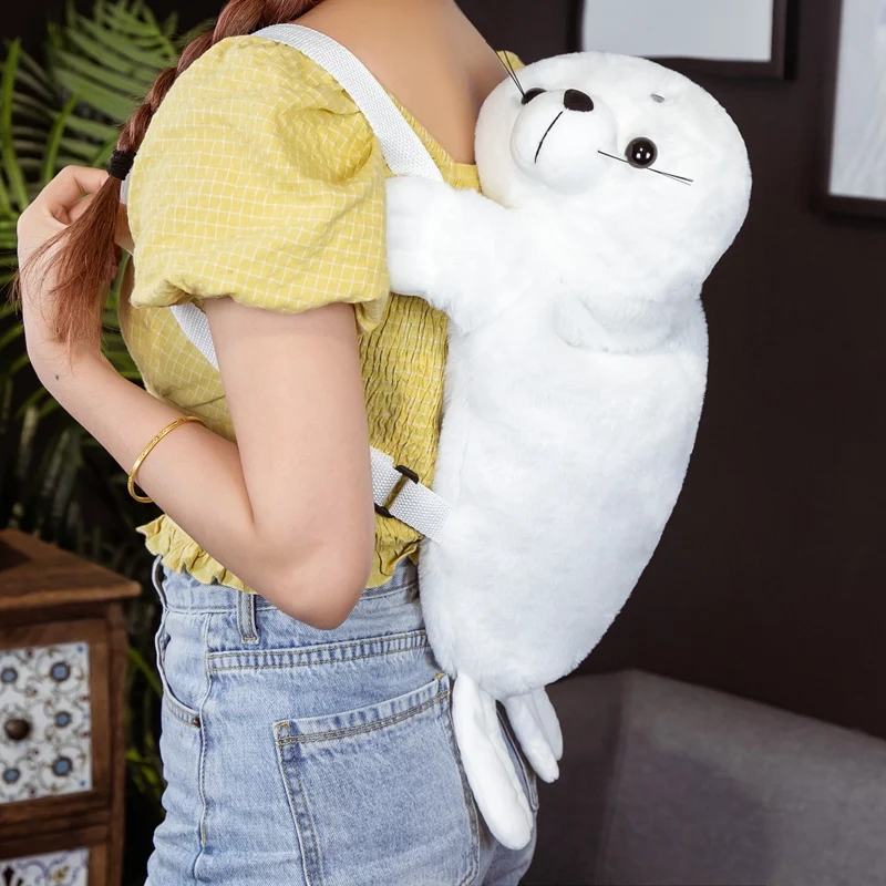 1pc-Funny-38-50CM-Lovely-Soft-Stuffed-Animals-Seal-Bag-Children-Plush ...