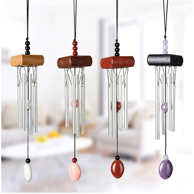 Metal Multi-tube Wooden Wind Chime Door Hanging Alloy Bell Aluminum ...