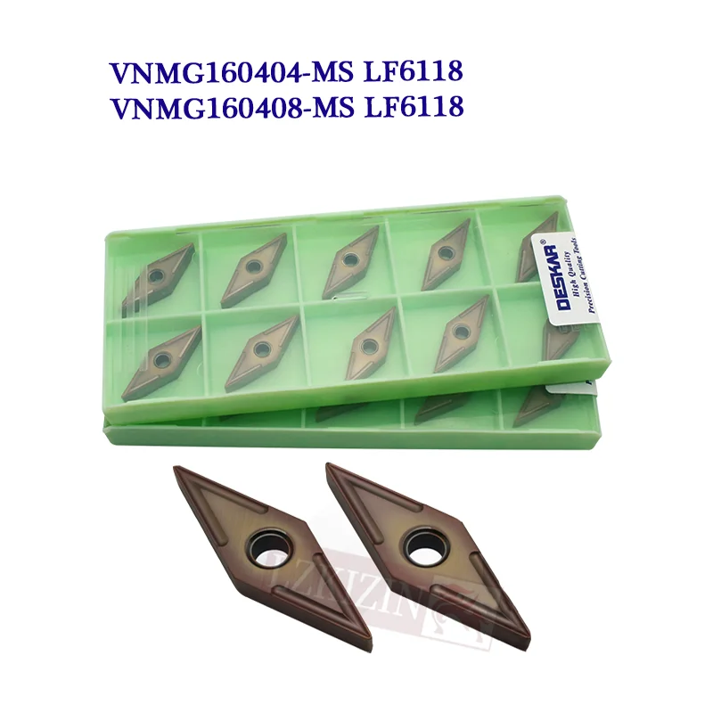 10 stücke VNMG160404 VNMG160408 MS LF6118 Original DESKAR Hartmetall Legen Schneider werkzeuge ...