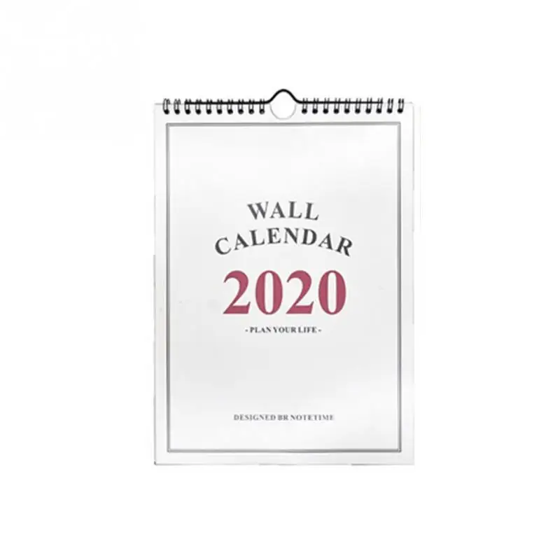 Ежедневный график ежемесячный подвесной бумажный Органайзер настенный календарь офисный ручной