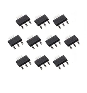 XFCZMG 10pcs AMS1117 5.0 AMS1117 5.0V 5V 1A SOT223 선형 포스트 레귤레이터 전압 레귤레이터|반도체 집적회로| - AliExpress