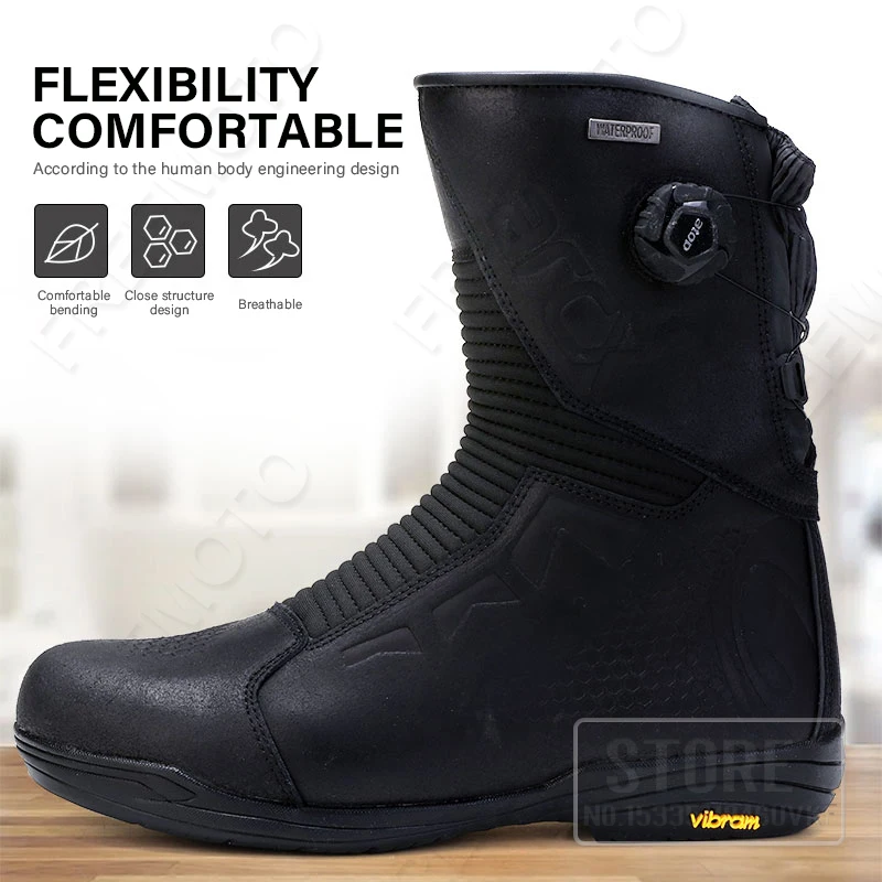 ARCX-Motorcycle-Riding-Boots-Men-Shoes-Waterproof-Breathable-Long ...