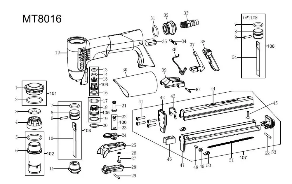 Bea Staple Gun Parts Diagram at Maddison Schmidt blog