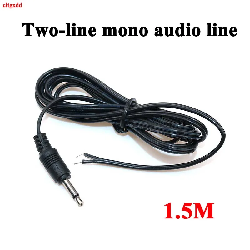 cltgxdd-Two-line-Mono-Stereo-Headset-male-Plug-with-cable-2-pole-3-5mm ...
