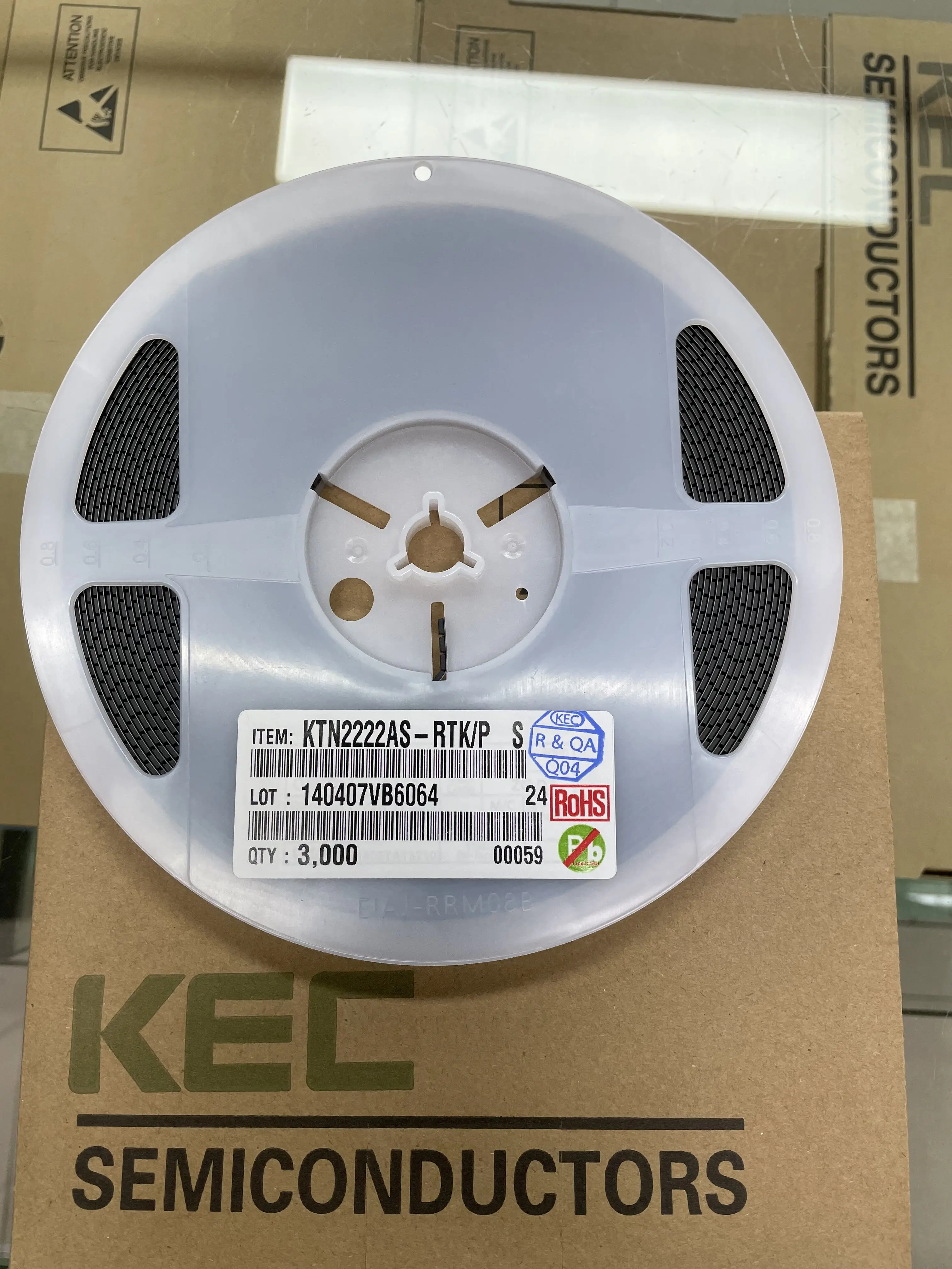 100pcs-3000pcs Ktn2222as Ktn2222as-rtk/p Zg Sot23 Npn - Integrated ...