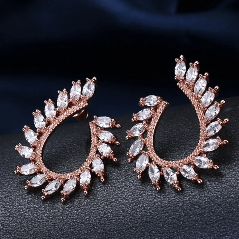 AMC-Korea-Shiny-Crystal-Personality-Circle-Stud-Earrings-AAA-Cubic ...