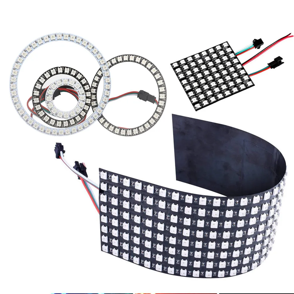 WS2812B-RGB-LED-Digital-Flexible-Individually-Addressable-Panel-Light ...