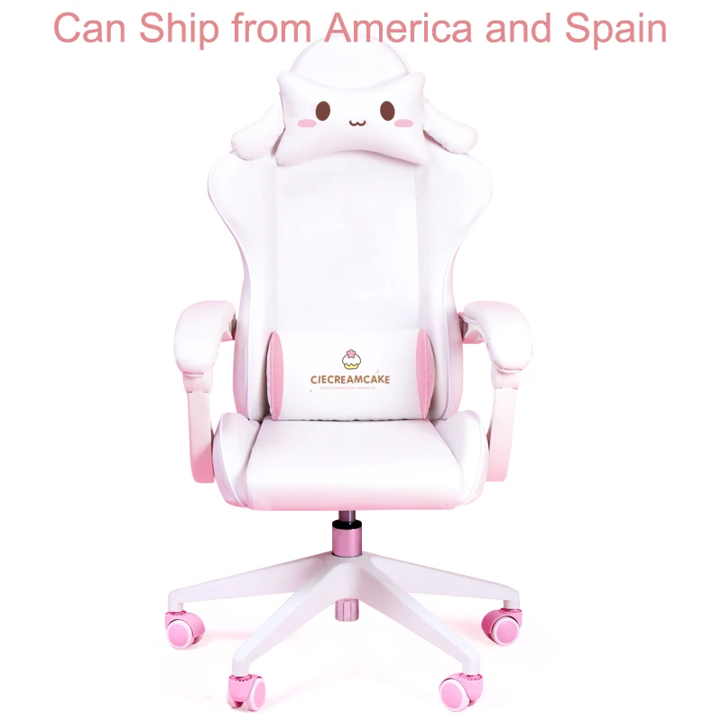 Pink-Magic-Gaming-Chair-Girl-Game-Competitive-Rotating-Chair-Home ...