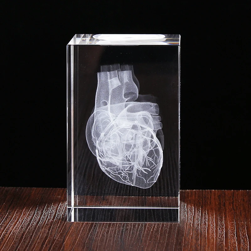 3d Crystal Laser Engraving Cube | Engraving Heart Decoration | Stone ...