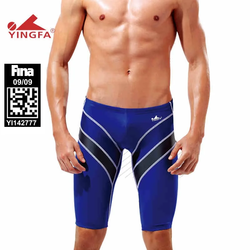 Yingfa-FINA-Approved-Chlorine-Resistant-Racing-Mens-Swim-Jammers-Boys ...
