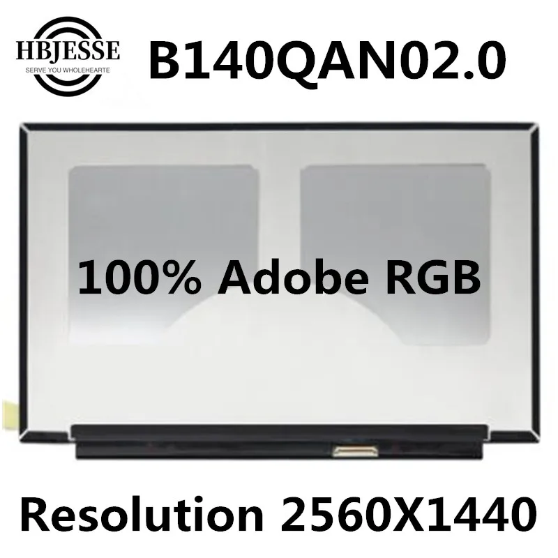 Original 14.0"LED LCD Screen For AUO B140QAN02.0 B140QAN02.3 B140QAN02 ...