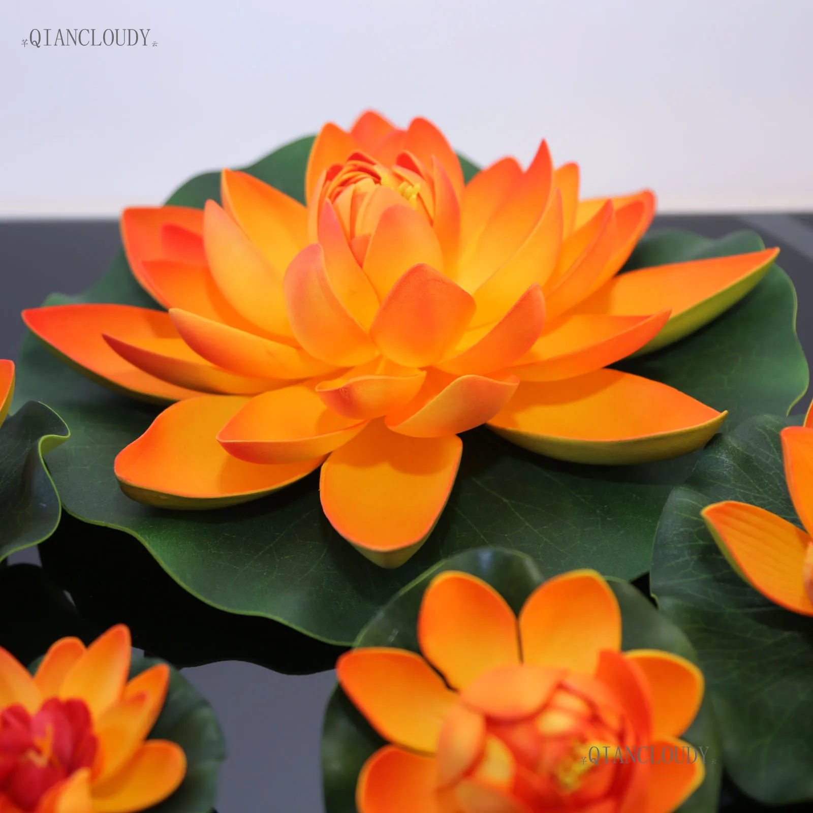 Orange Lotus Flower