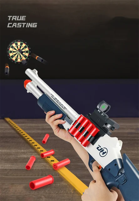 Child Xm1014 Shell Ejection Throwing Toy Gun Manual Rifle, 47% OFF