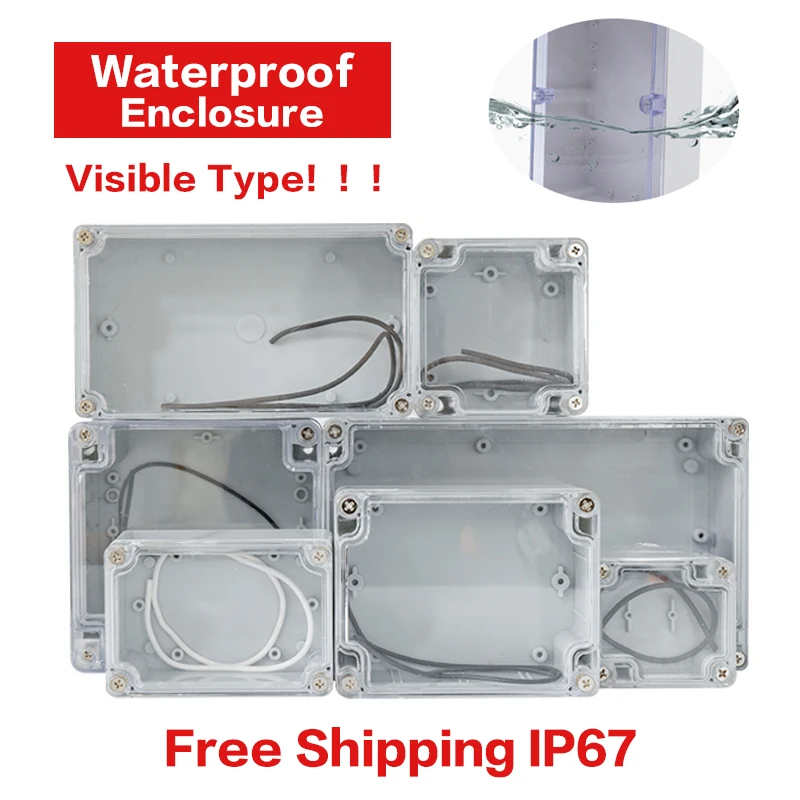 Waterproof Plastic Enclosure Box Electronic Ip67 - Waterproof Outdoor ...