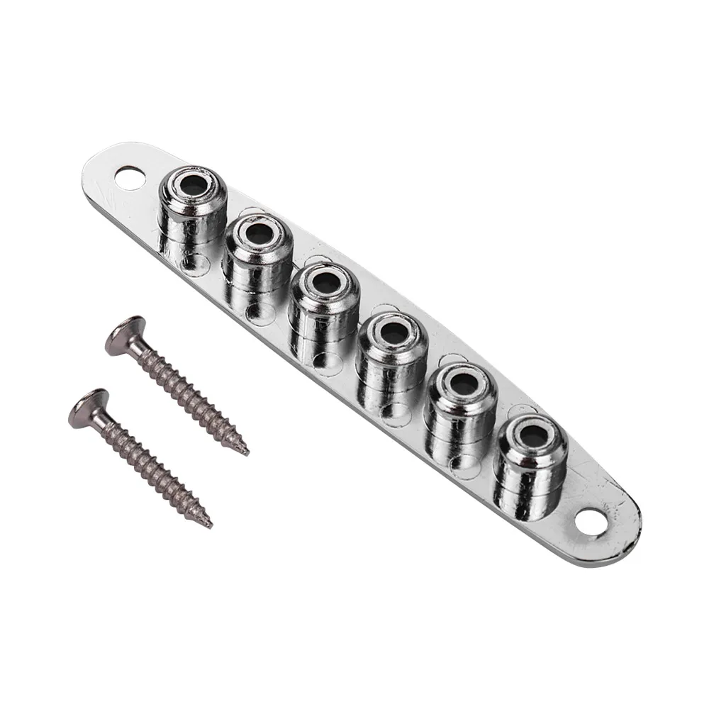 Electric Guitar Parts Metal Bridge String Through Body Ferrules Bushing ...