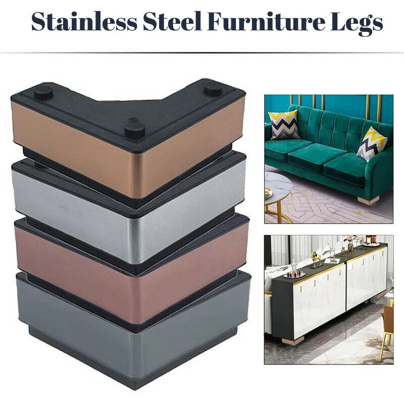 Furniture Sofa Legs Bed Support Feet Plastic Furniture Accessories 4Pcs ...