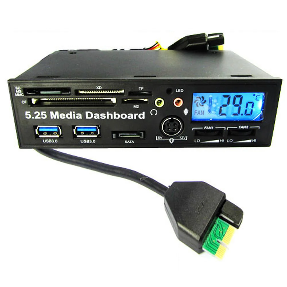 Painel usb3.0 5.25 placas de alta velocidade, para painel frontal para ...