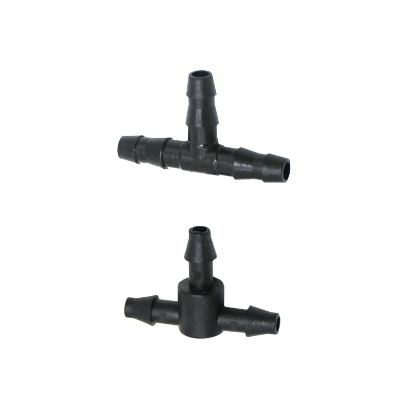4/7 Hose Tee Connector Water Splitter 1/4" Garden Irrigation Tee Barb ...