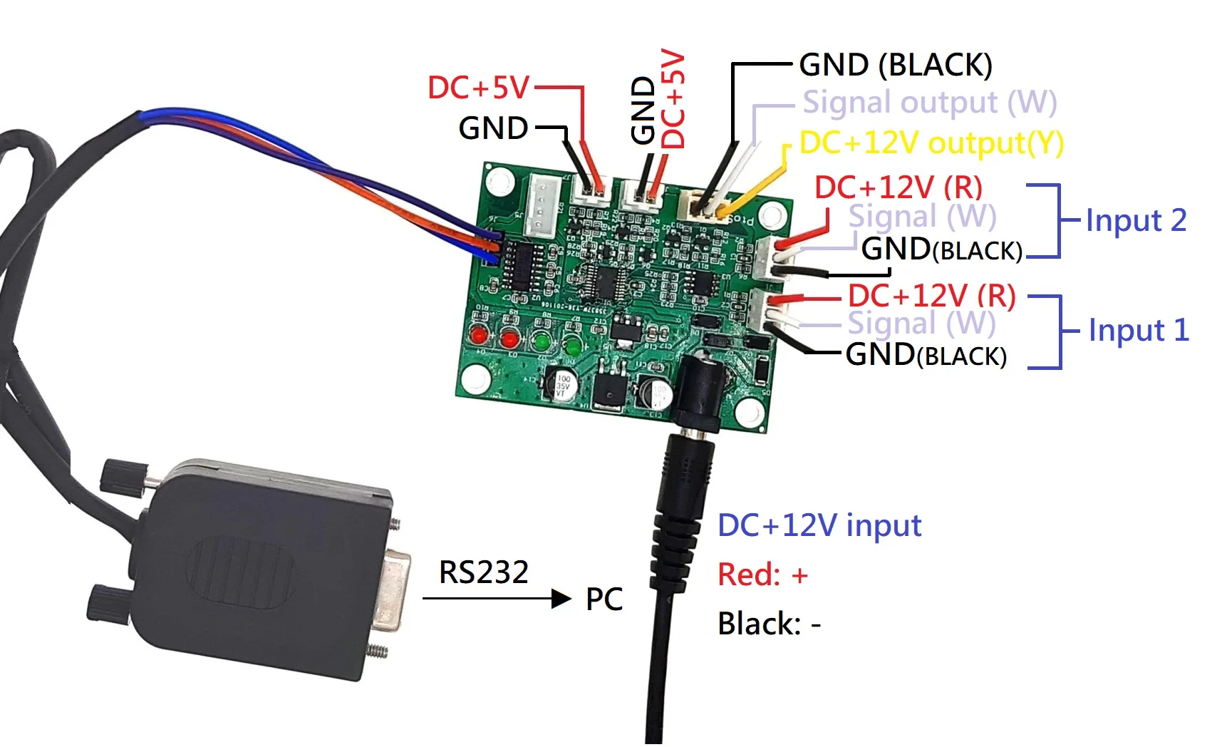 The Pulse Signal to RS232 Signal Converter Coin Operated Converting ...
