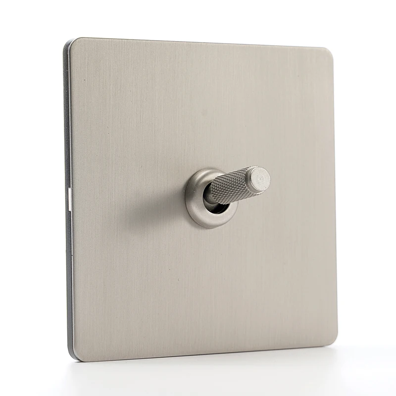 Stainless Steel Wall switch,Vintage toggle switch switch 220V 1/2/3 ...