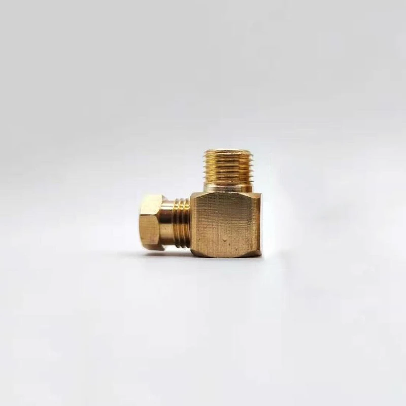 4mm 6mm To M6 M8 M10 1/8" Bsp Male Thread Brass Elbow Compression ...